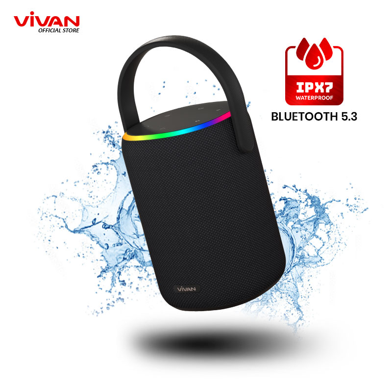 Speaker Bluetooth VIVAN VS50 Ultra Bass 40W Portable Wireless Bluetooth ...