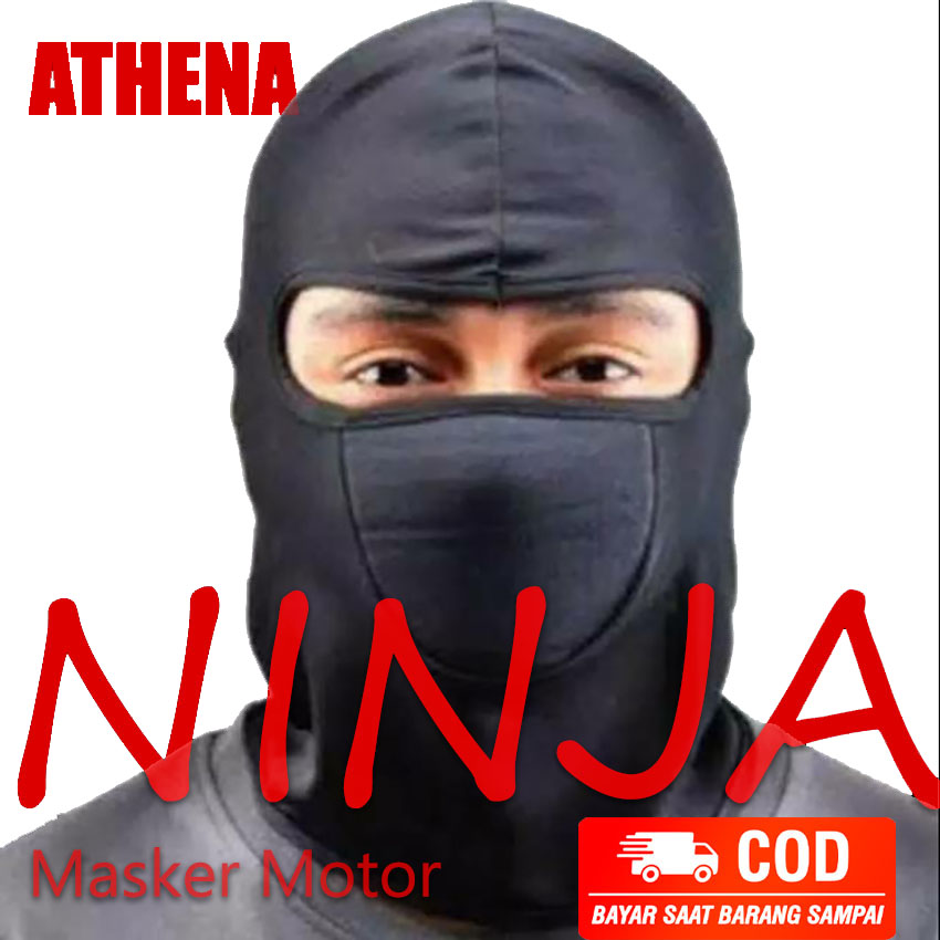 Masker Topeng / Masker Ninja Full Face - Masker Ninja Motor Pria / Baff ...
