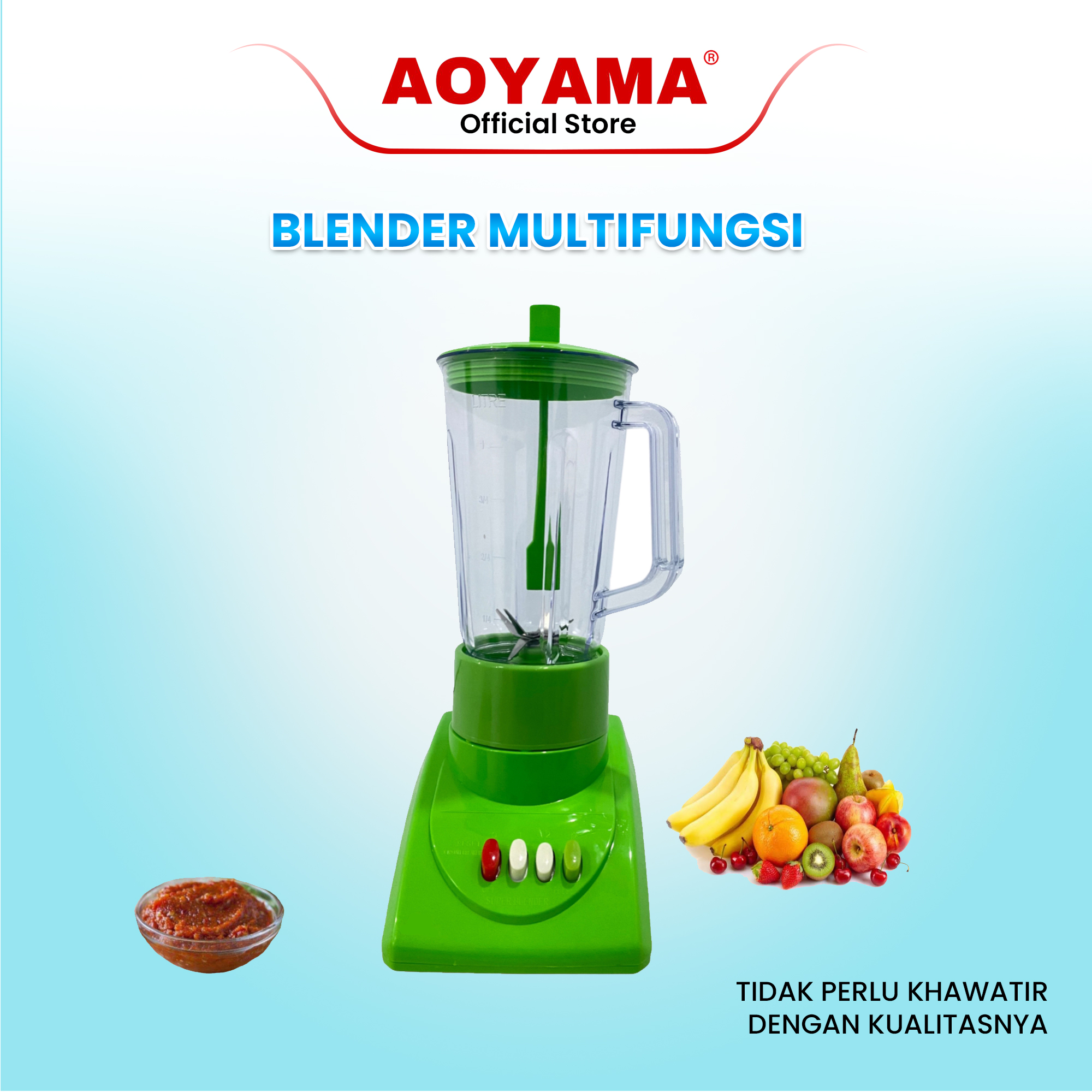 BLENDER AOYAMA / BLENDER 2 IN 1 / BLENDER MULTIFUNGSI / BLENDER BUMBU ...