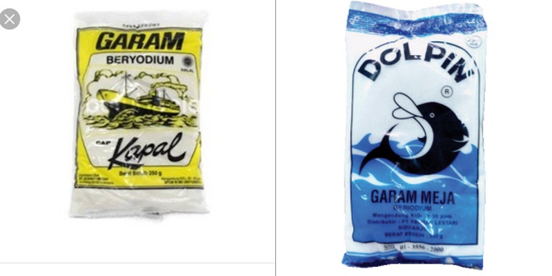 Garam Cap Kapal Garam Beryodium 250 gr Garam Dolphin | Lazada Indonesia