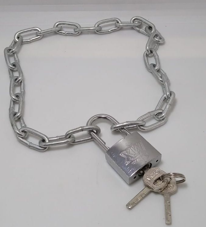 Rantai Besi Set Gembok Murah / Rantai Besi Kapal + Gembok 30mm / Rantai ...