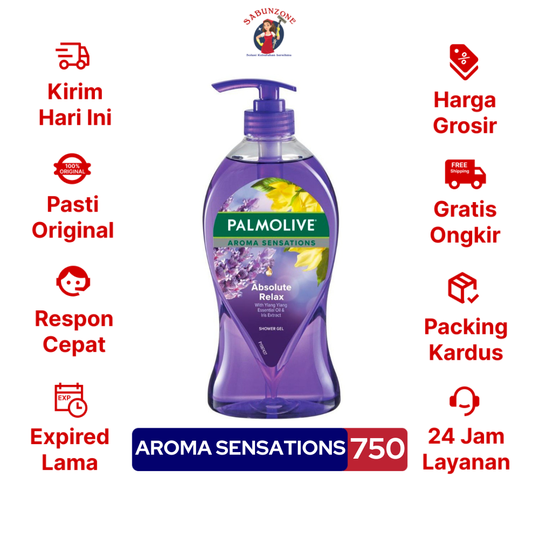 Sabun Mandi Palmolive Aroma Sensations Absolute Relax 750ml | Lazada ...