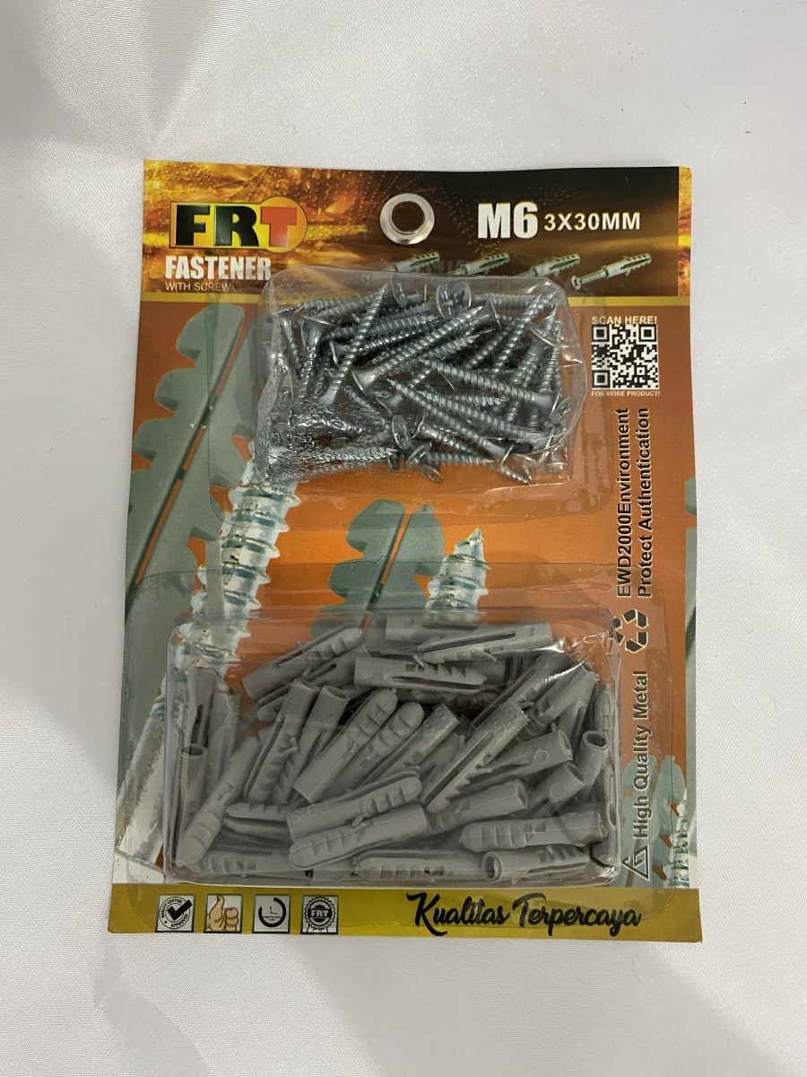 FRT FASTENER FISHER DAN SEKRUP BAUT SECREW | Lazada Indonesia