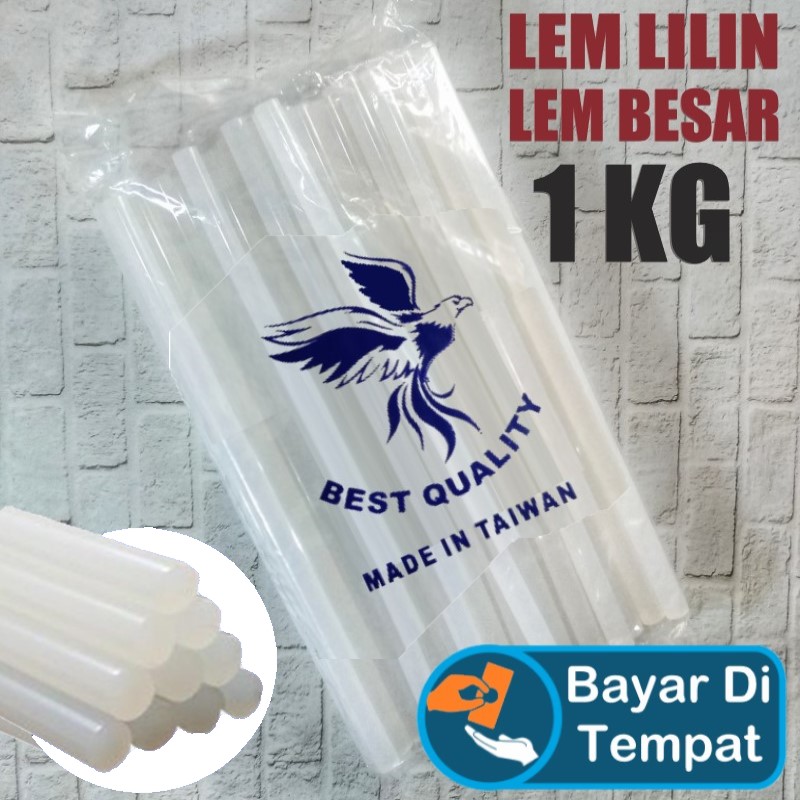 ( LEM BESAR 1 KG ) Lem Bakar Ukuran Besar 1 KG - Lem Brand Taiwan - Lem ...
