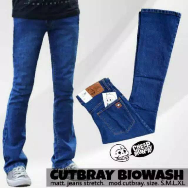 Celana Cutbray Pria // Celana Jeans Cutbray pria | Lazada Indonesia