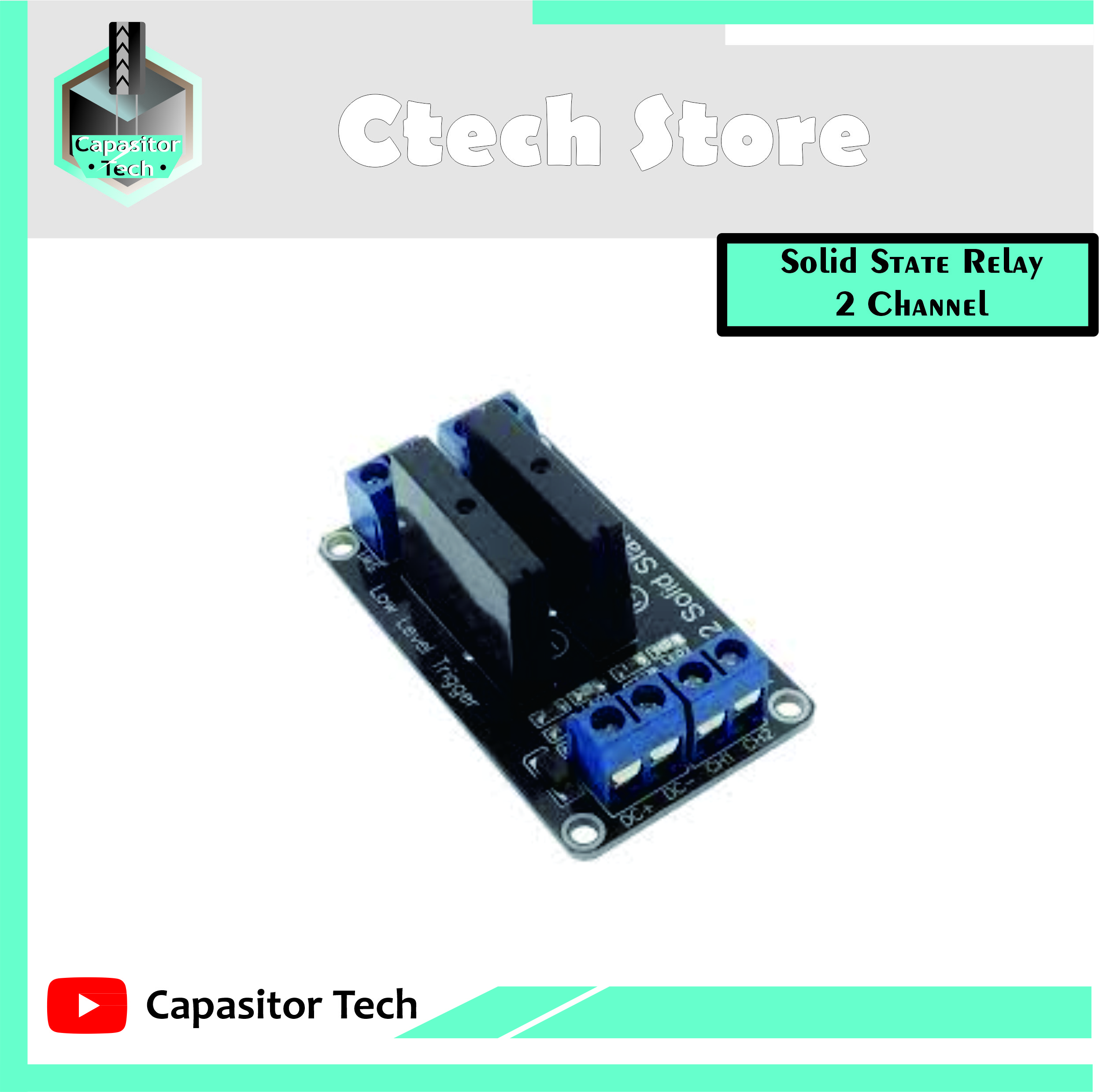 SSR Solid State Relay Module 2 Channel 5v Dc For Arduino ESP32 ESP8266 | Lazada Indonesia