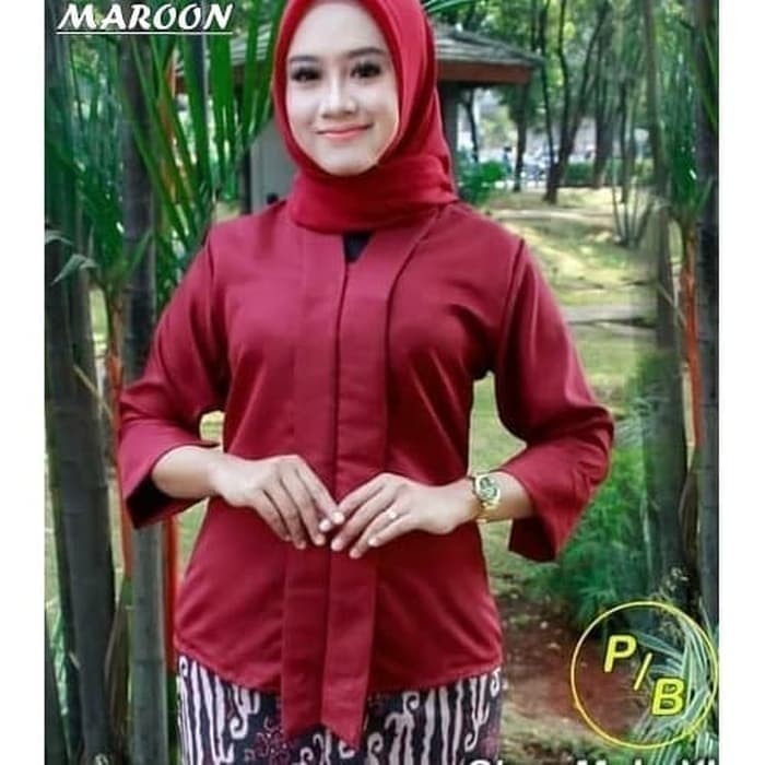 BAJU KEBAYA ATASAN FLOY POLOS BALOTELI ~ KEBAYA UNTUK WISUDA DAN ...