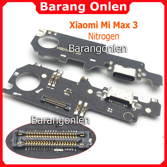 Xiaomi Mi Max3 max 3 Nitrogen usb flexible charge konektor cas pcb mic ...