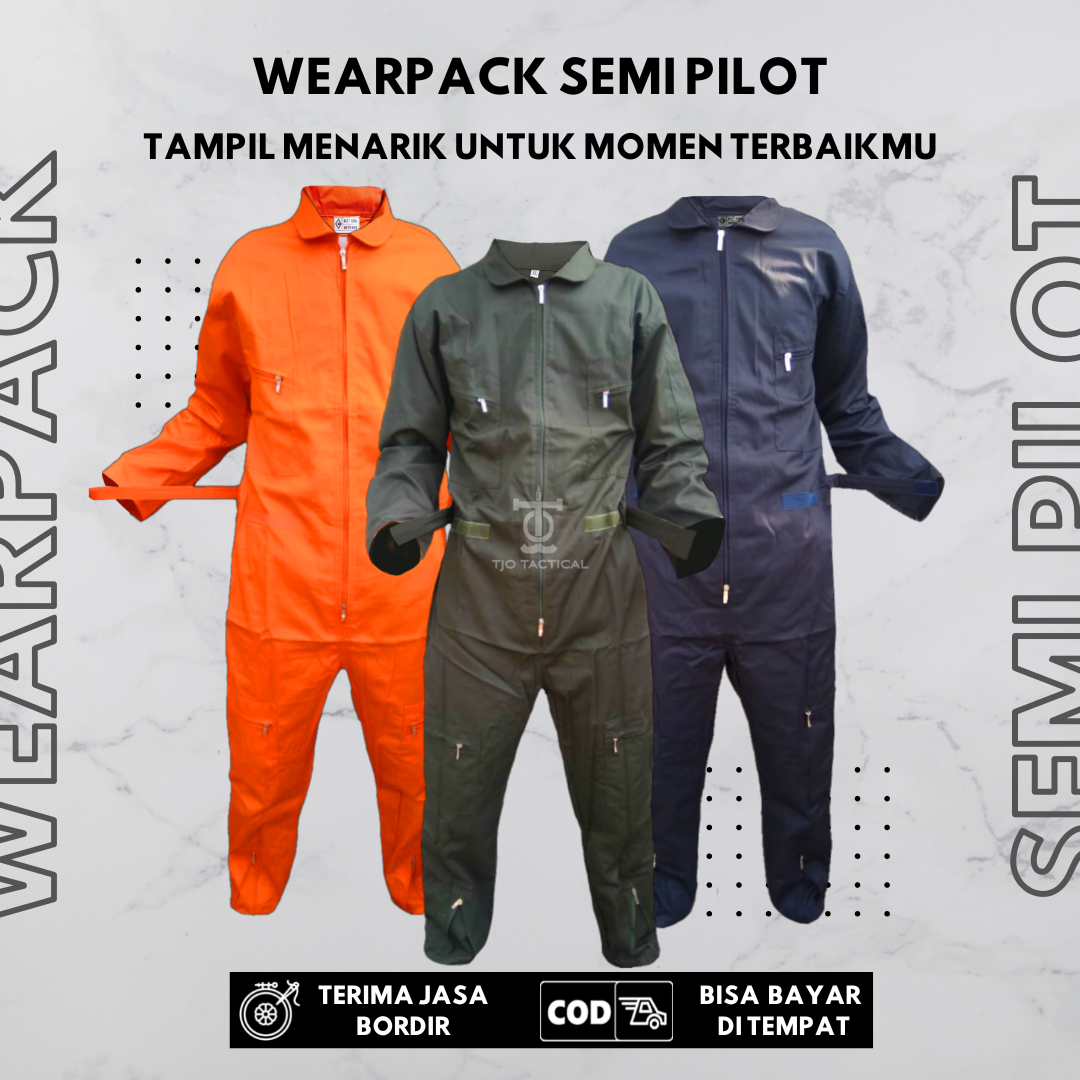 wearpack coverall anti Angin/wearpack semi pilot/wearpack kerja ...