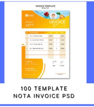 100 template invoice psd | Lazada Indonesia