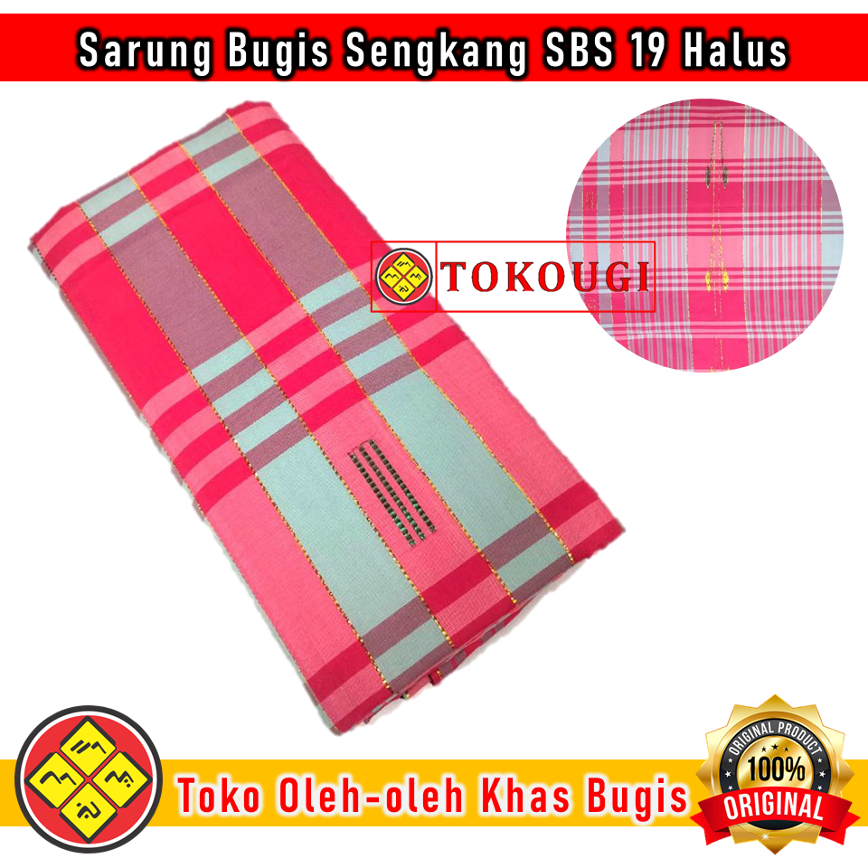 Kain Sarung Tenun Sutra Bugis Sengkang Type SBS 19 Halus Terbaru ...