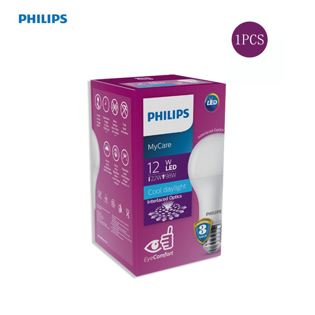 Philips MultiPack MyCare LEDBulb 12W 14.5W / 8W 10W 12W 4PCS 6500K ...