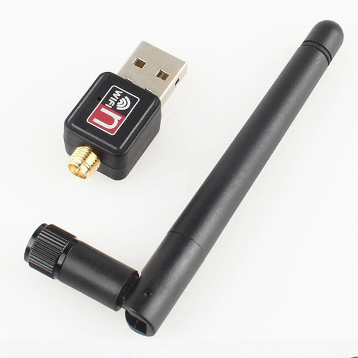 USB Dongle Wireless WIFI Receiver USB Adapter 802.11N 300Mbps Antenna ...