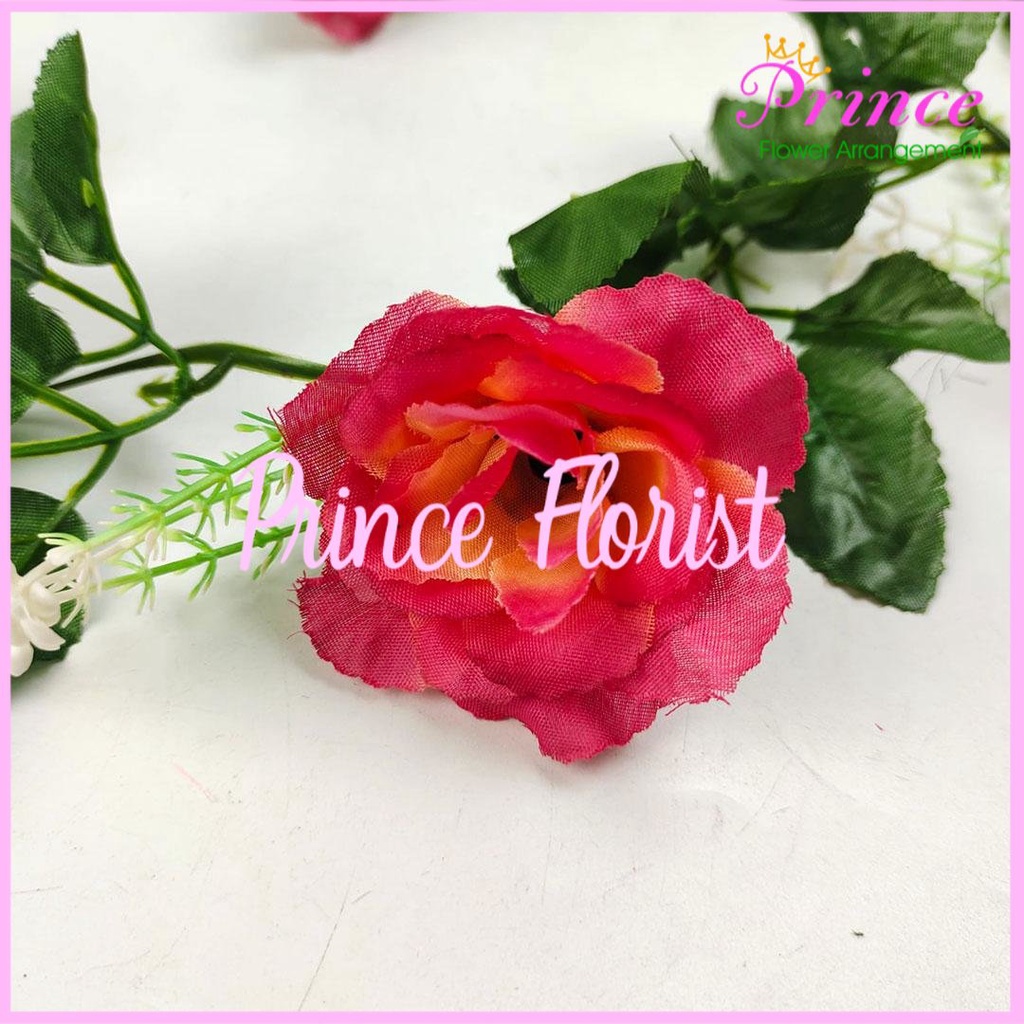 Bunga Rambat Juntai Garlan Rose X10 - Bunga Rose X10 Plastik Artificial ...