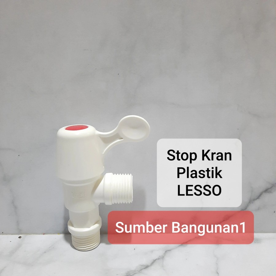 Stop Kran Shower Lesso T keran kloset closet plastik stopkran PVC ...