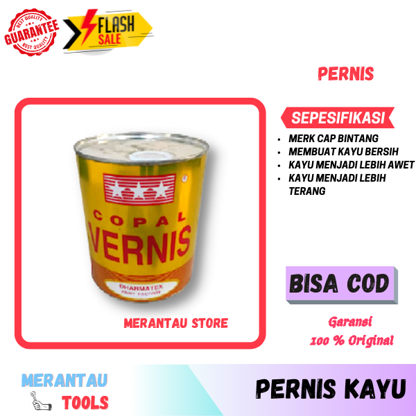 Pernis Kayu Vernis Kayu Mengkilap Cap Bintang Dharmatex Berkualtas ...