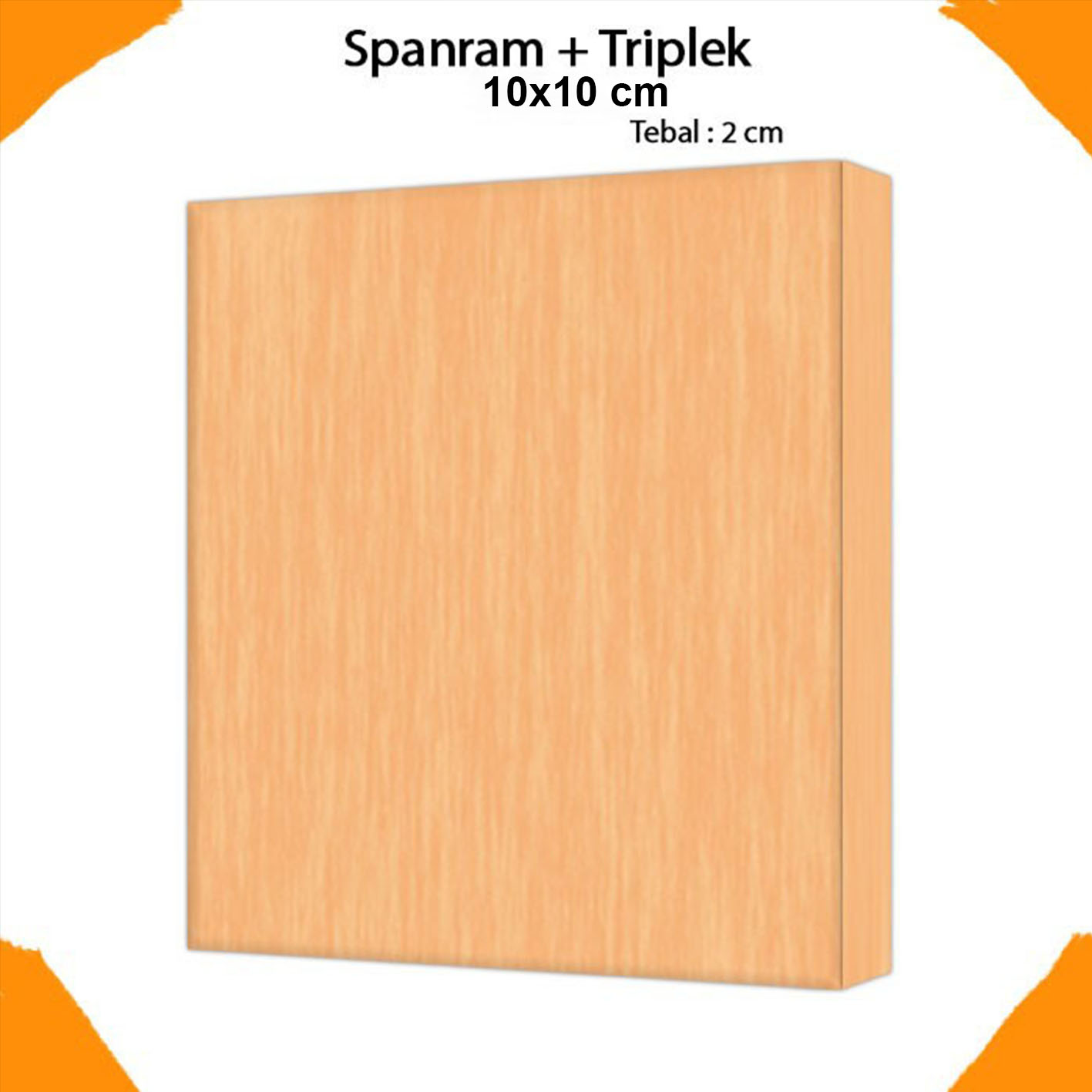 Rangka Kayu Triplek Spanram Ukuran 10x10 cm Box Poster Frame | Lazada ...
