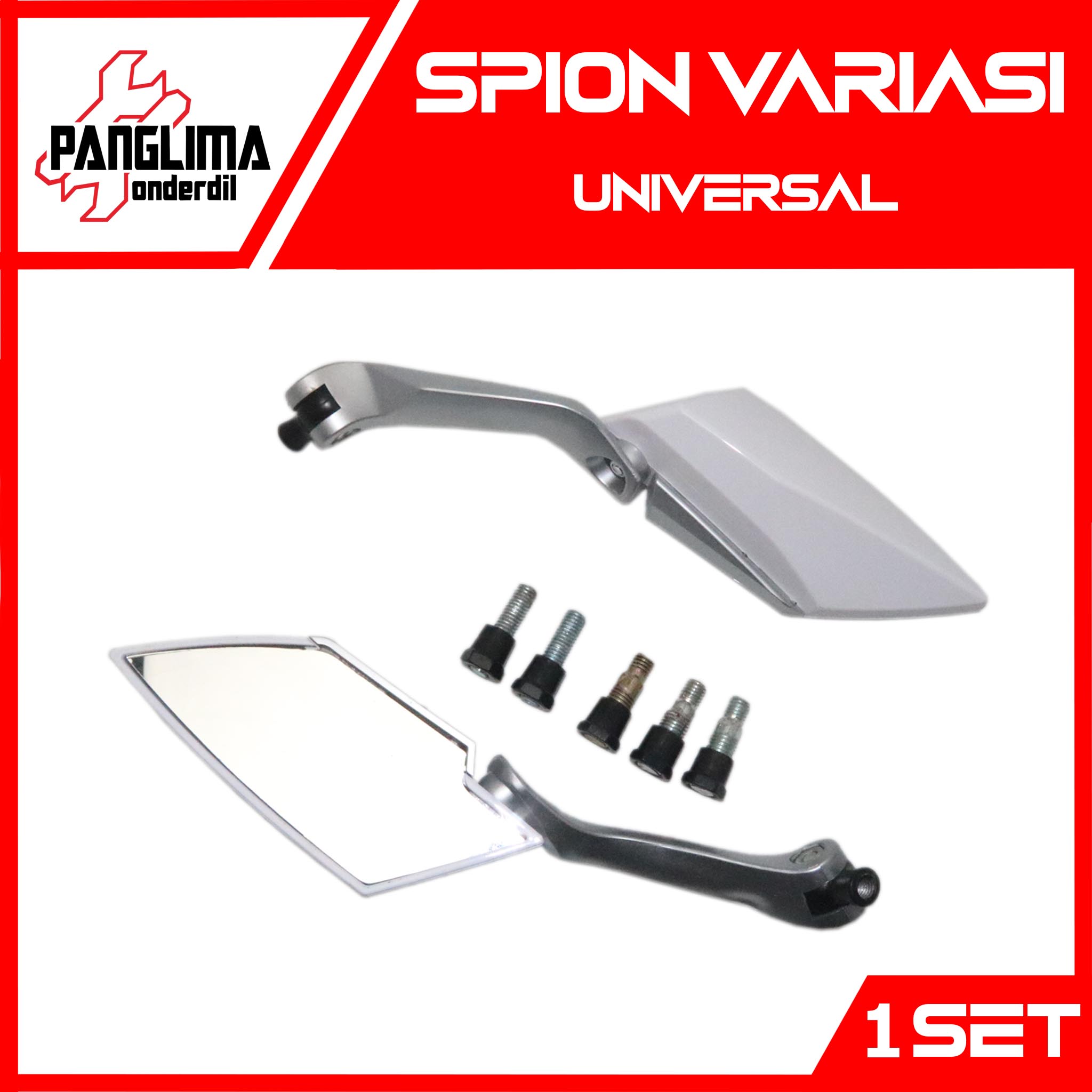 Spion Variasi Batman 3 Universal-Untuk Semua Jenis Motor Honda & Yamaha ...