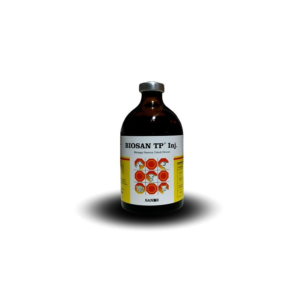 Biosan TP Inj. 100ml - Obat Penjaga Stamina Pada Sapi Kuda Domba Anjing ...