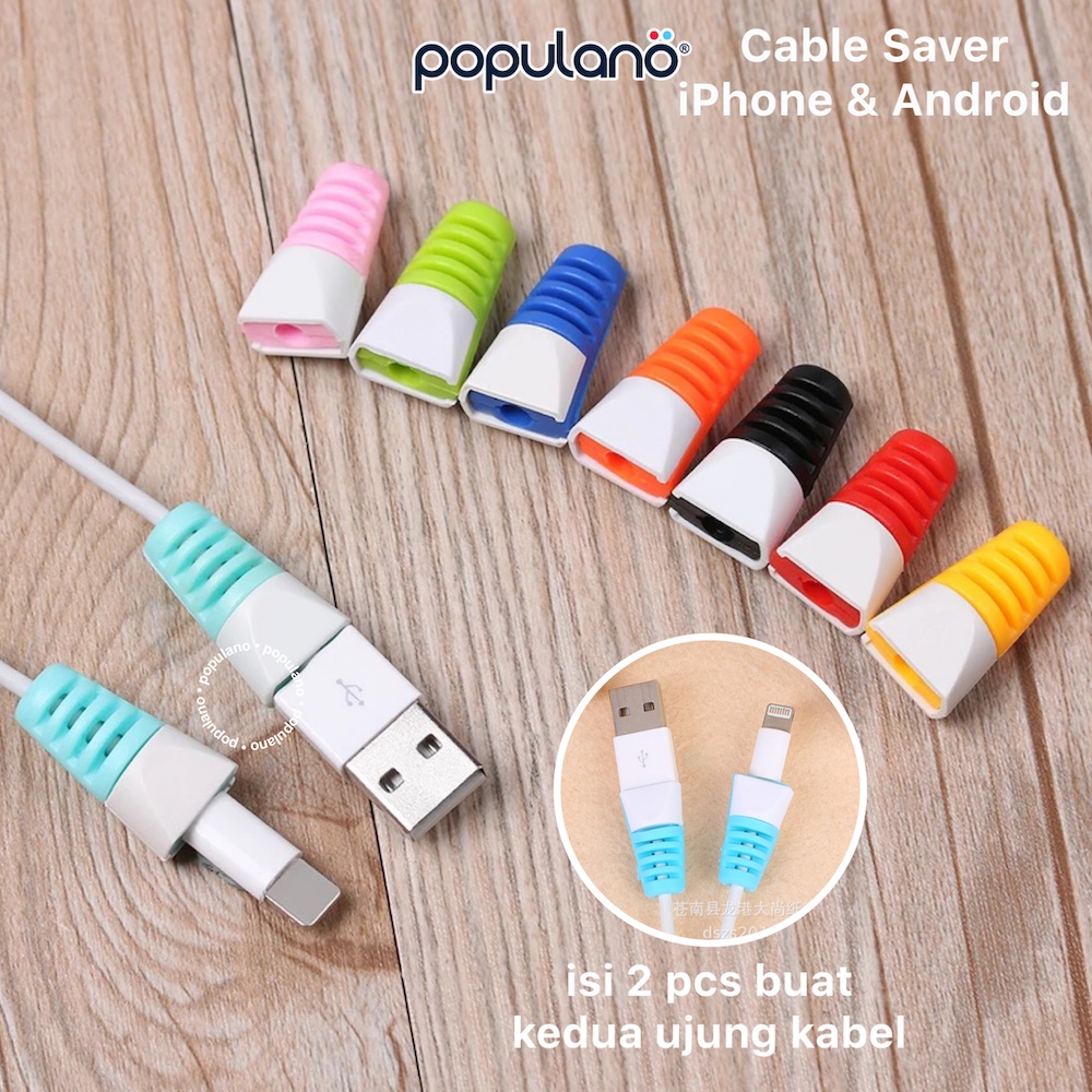 Populano Cable Protector Pelindung Kabel Universal Lightning Saver ...