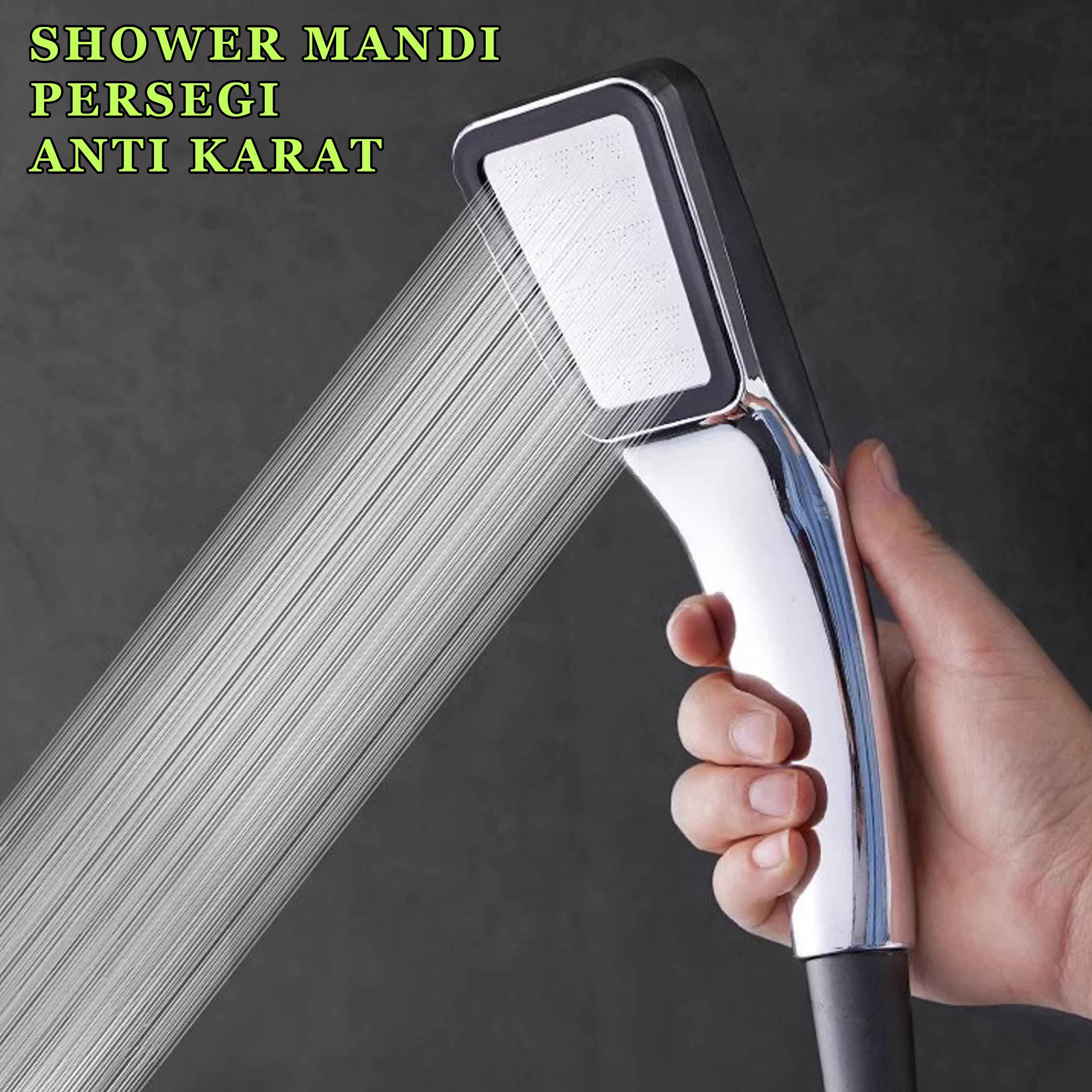 Shower Mandi Persegi / Kepala Shower Stainless / Shower Kamar Mandi ...