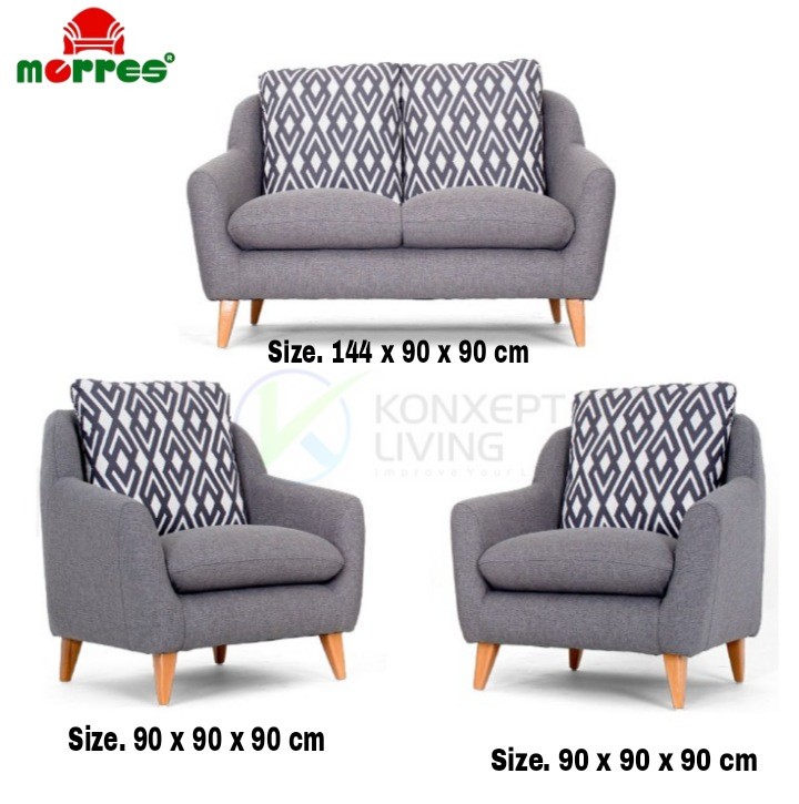 Sofa Elegant 211 Morres Sofa Minimalis Sofa Tamu | Lazada Indonesia