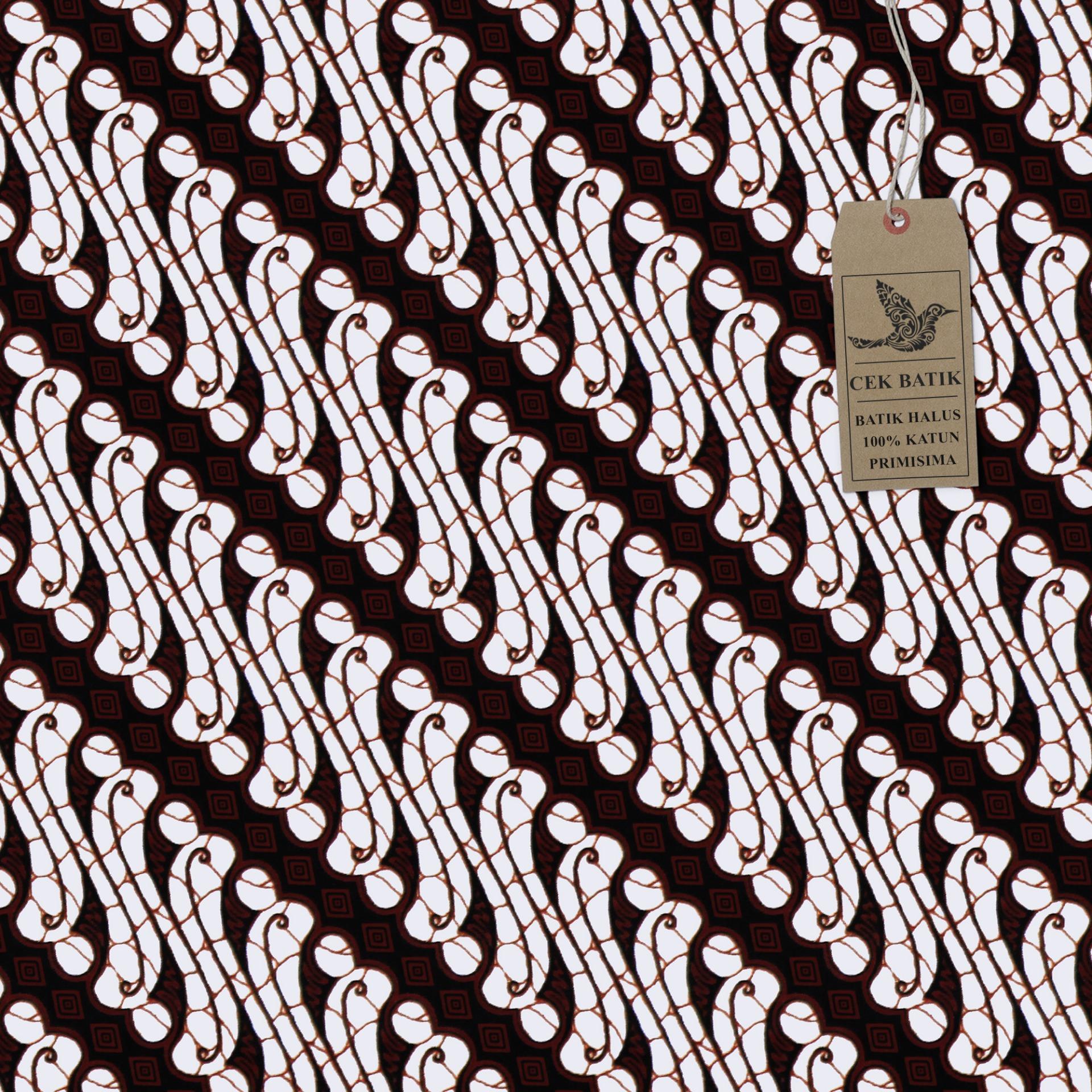 kain batik - Motif Batik Parang Classic putih (Ukuran 2 Meter Lebih ...