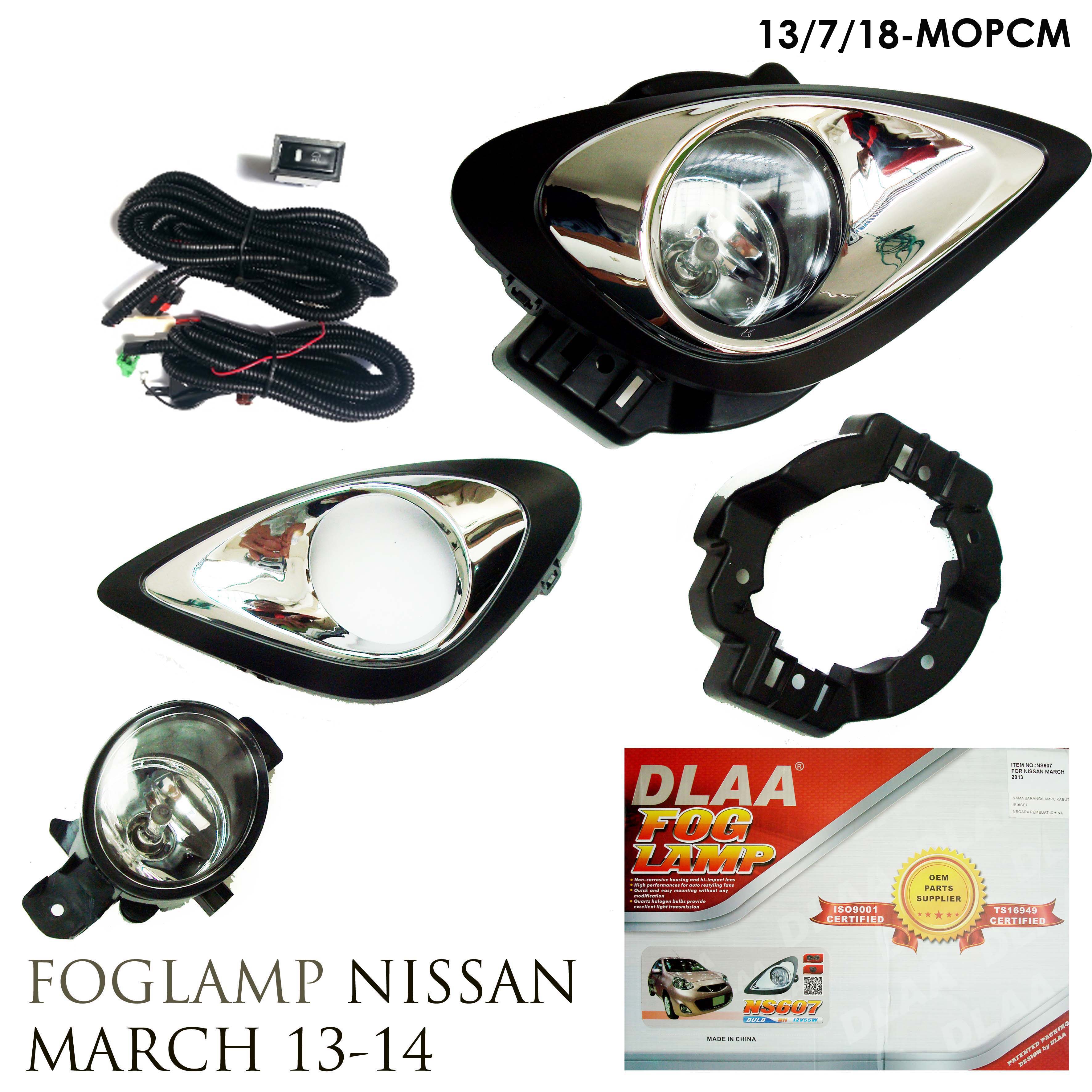 Foglamp / Fog lamp Nissan March 2013-2014 | Lazada Indonesia