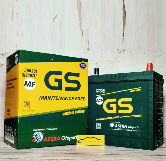 AKI GS ASTRA MF NS40ZL ACCU AKI GS MF KERING DATSUN GO TRAVERA PICANTO | Lazada Indonesia