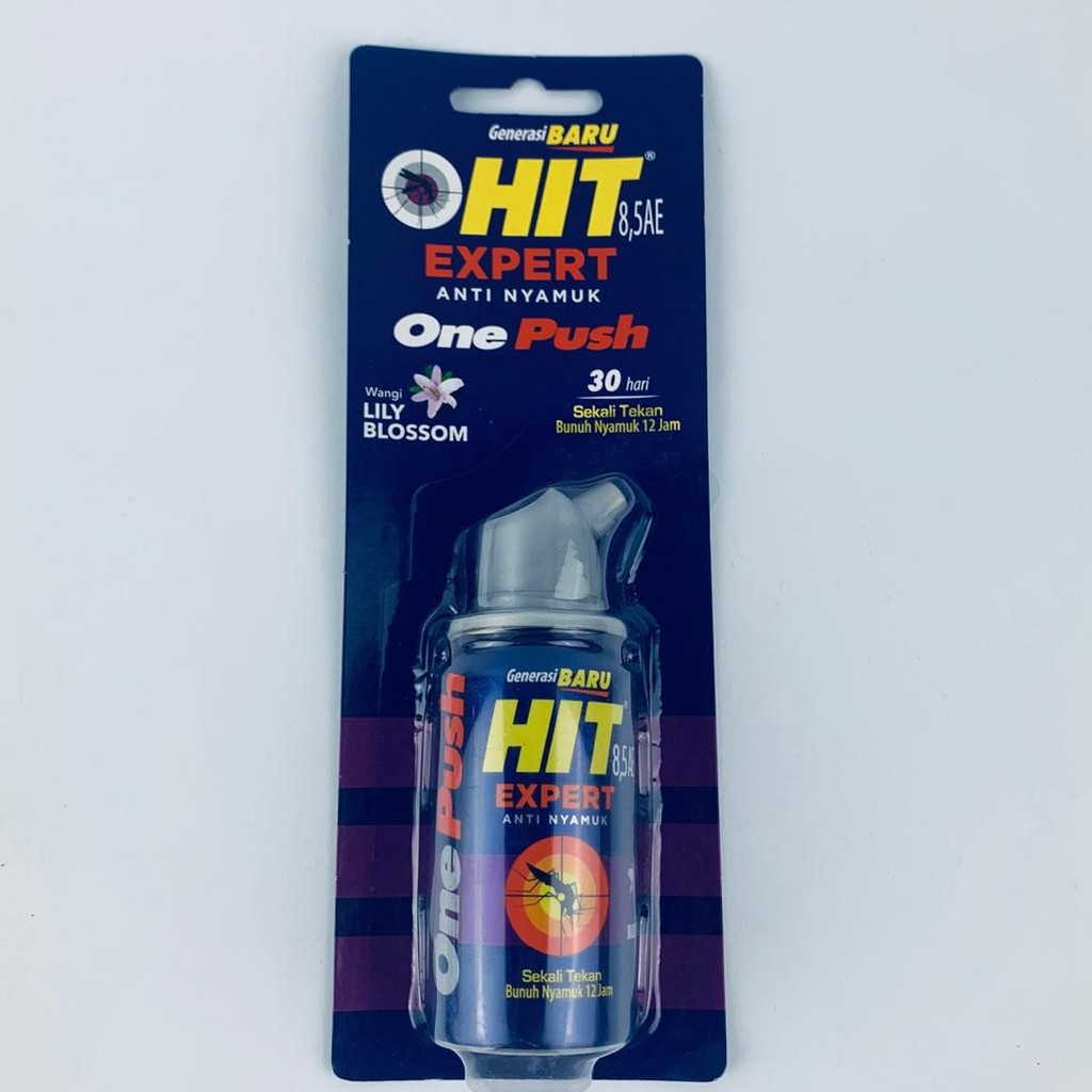 HIT EXPERT ANTI NYAMUK / ONE PUSH 30 HARI FRESH / CITIRUS / ORANGE ...
