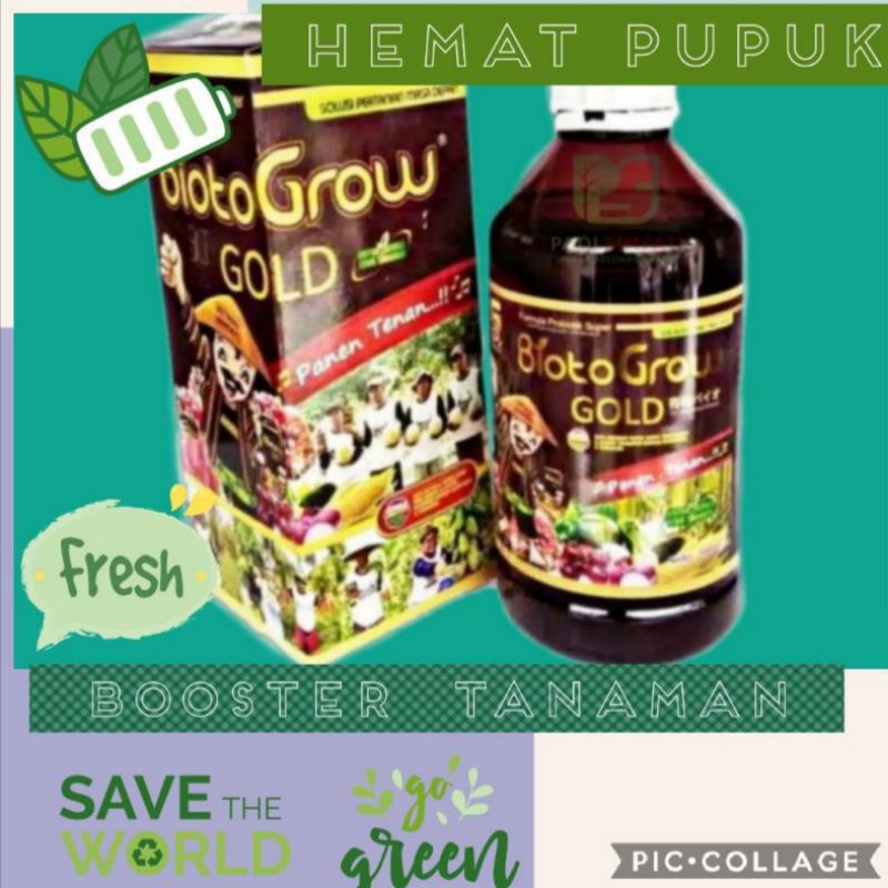 BIOTOGROW GOLD TOP 500ML ,1 LITER + ZPT/PUPUK ORGANIK CAIR SUPER ...