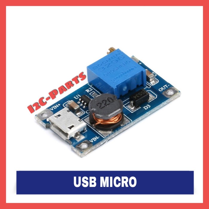 MT3608 DC-DC Step Up Boost Module Converter USB Micro MT 3608 2A ...