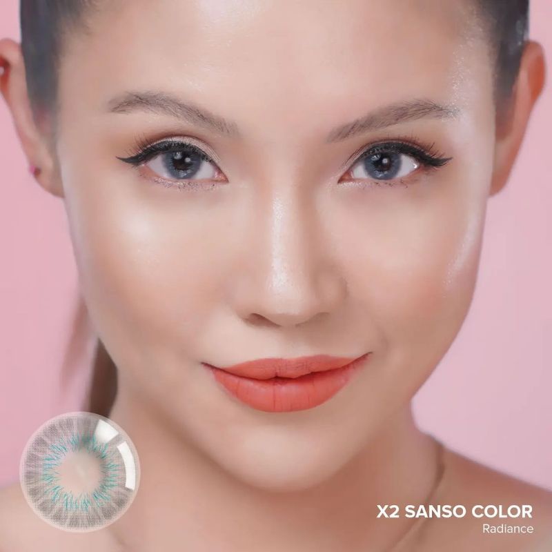 Softlens Normal warna X2 sanso 55% water | Lazada Indonesia