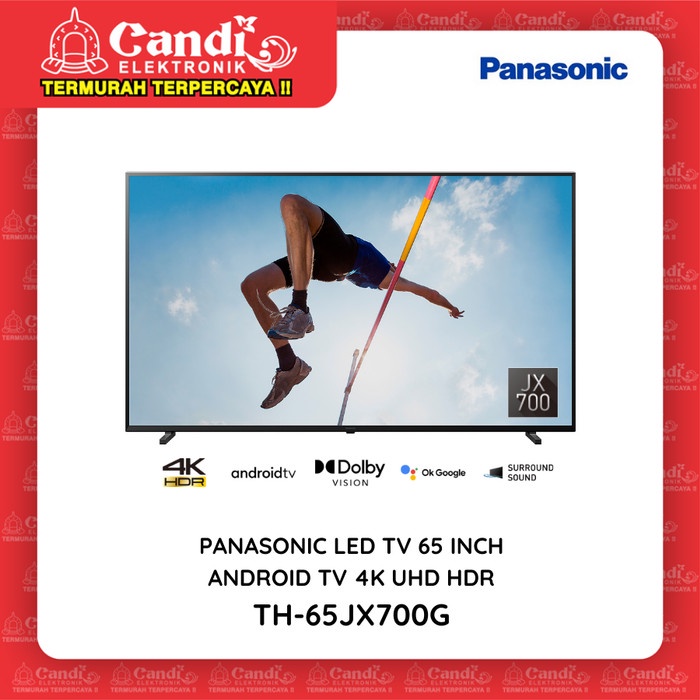 PANASONIC LED TV 65 INCH TH-65JX700G - Android TV UHD 4K TH65JX700G ...
