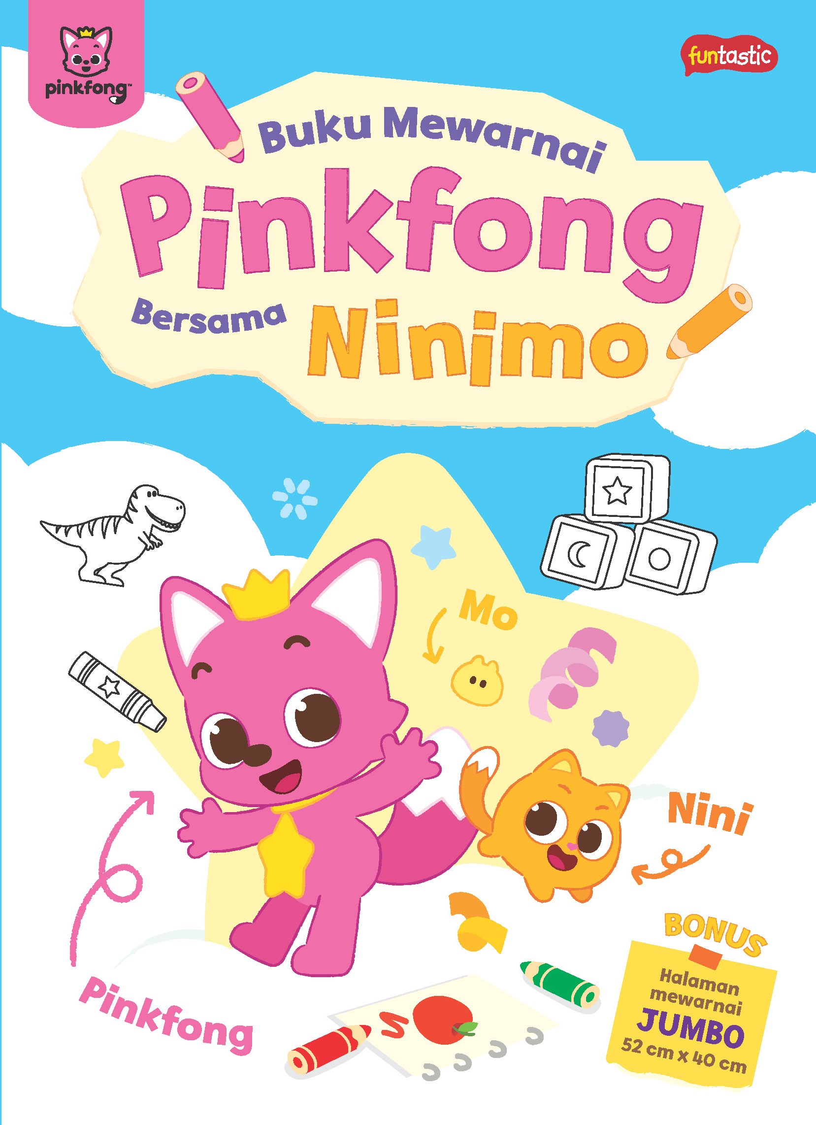 Buku Mewarnai Pinkfong Bersama Ninimo - The Pinkfong Company & Tim ...