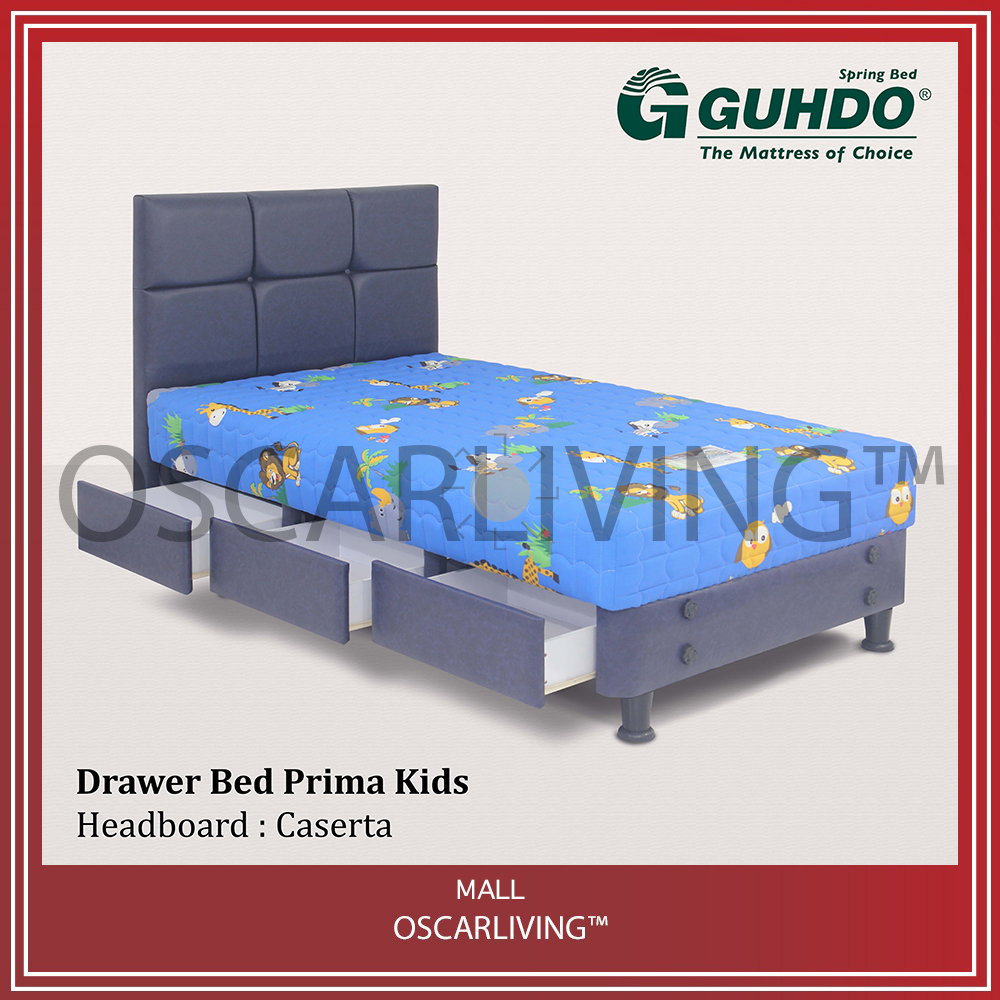 Guhdo Drawer Bed Prima Kids HB Caserta Biru Khusus Jabodetabek | Lazada ...