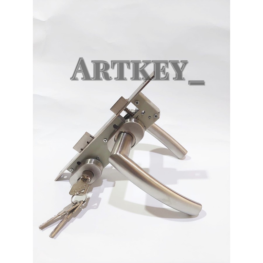 KUNCI PINTU ALUMUNIUM /LOCKCASE/SLINDER/LEVER HANDLE 820 STAINLESS ...