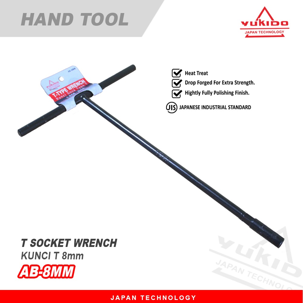 Tekiro Kunci Sock T 8 MM - Hitam / Kunci Sok T 8 MM Asia Baud | Lazada ...