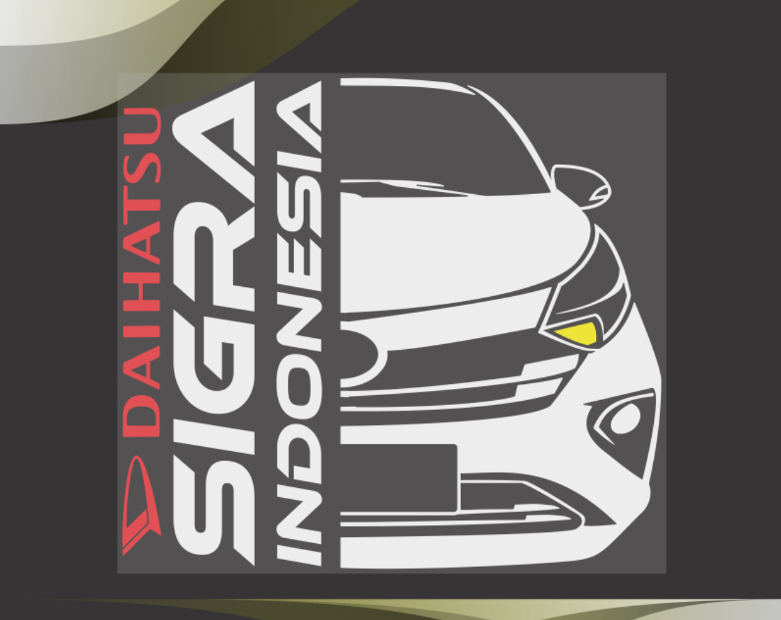Stiker Cutting Variasi Kaca Mobil Calya Sigra Indonesia M2 | Lazada ...