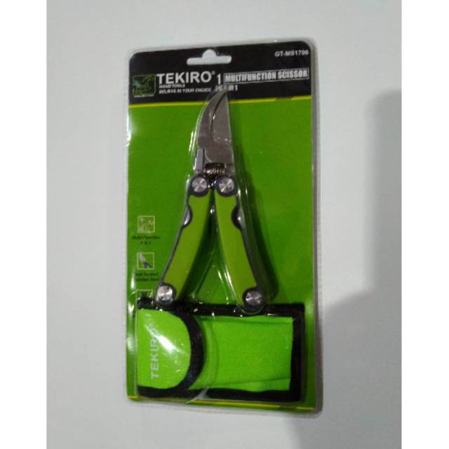 TEKIRO multifunction scissors 6 in 1 gunting multifungsi ORIGINAL ...