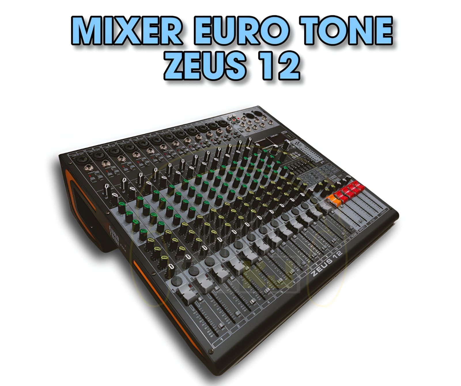 MIXER EUROTONE ZEUS 12 12Channel Mixer Euro Tone ZEUS-12 12CH Original ...