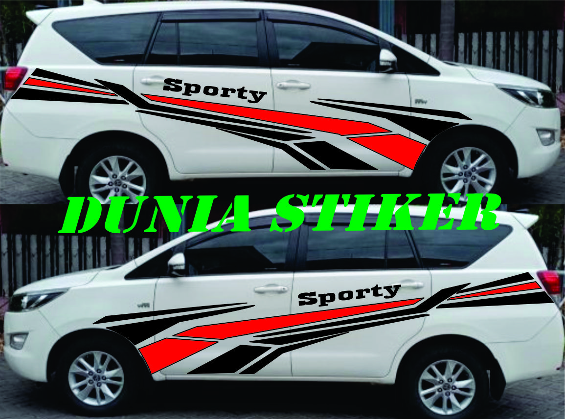 Cutting Stiker Mobil Innova Reborn Stiker Stripingt Sporty Stiker Mobil ...