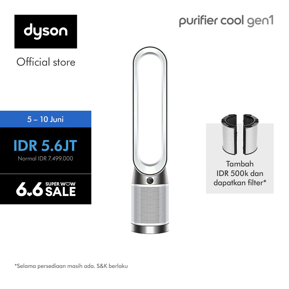 Dyson Purifier Cool ™ Gen1 Air Purifier TP10 (White) - Penjernih Udara ...