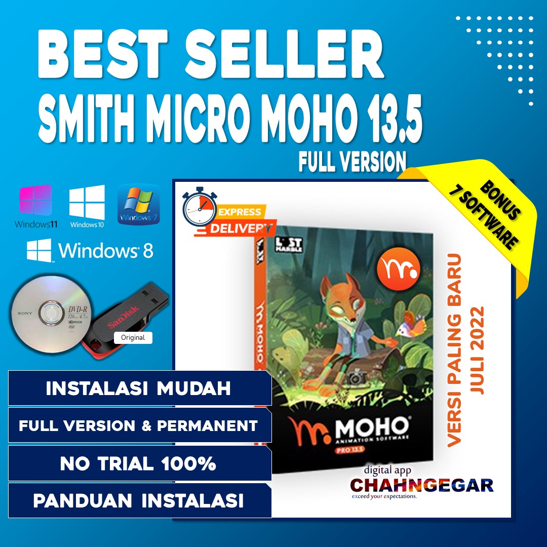 Smith Micro Moho Pro 13.5 versi 2022 Terbaru & Full Version Windows All In One 2D Animation ...