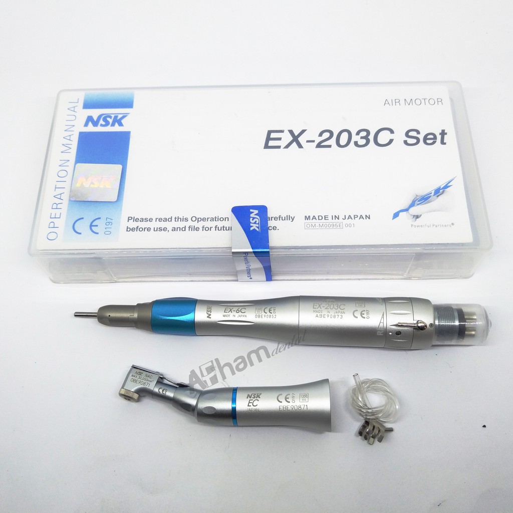 Dental Handpiece Low Speed Lowspeed Set Nsk Straight Dan Contra Angel