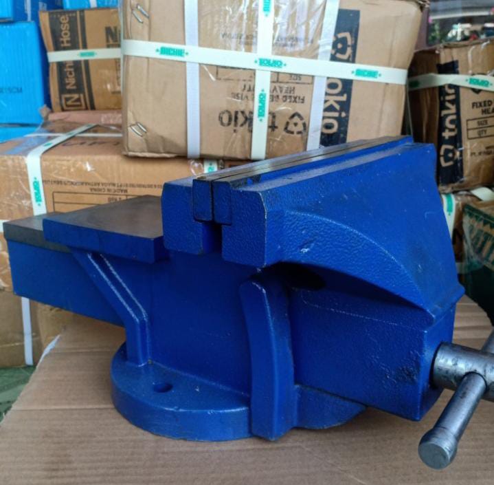 PROMO !!! Ragum Putar Bais Catok Besi Tanggem Paron Bench Vice 5 Inch ...