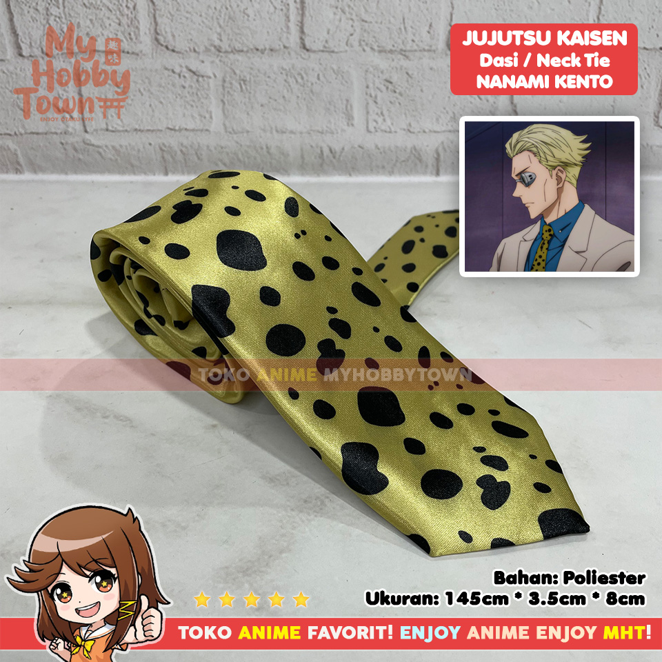 Dasi Nanami Kento : Jujutsu Kaisen Cosplay Property Neck Tie Nanamin ...