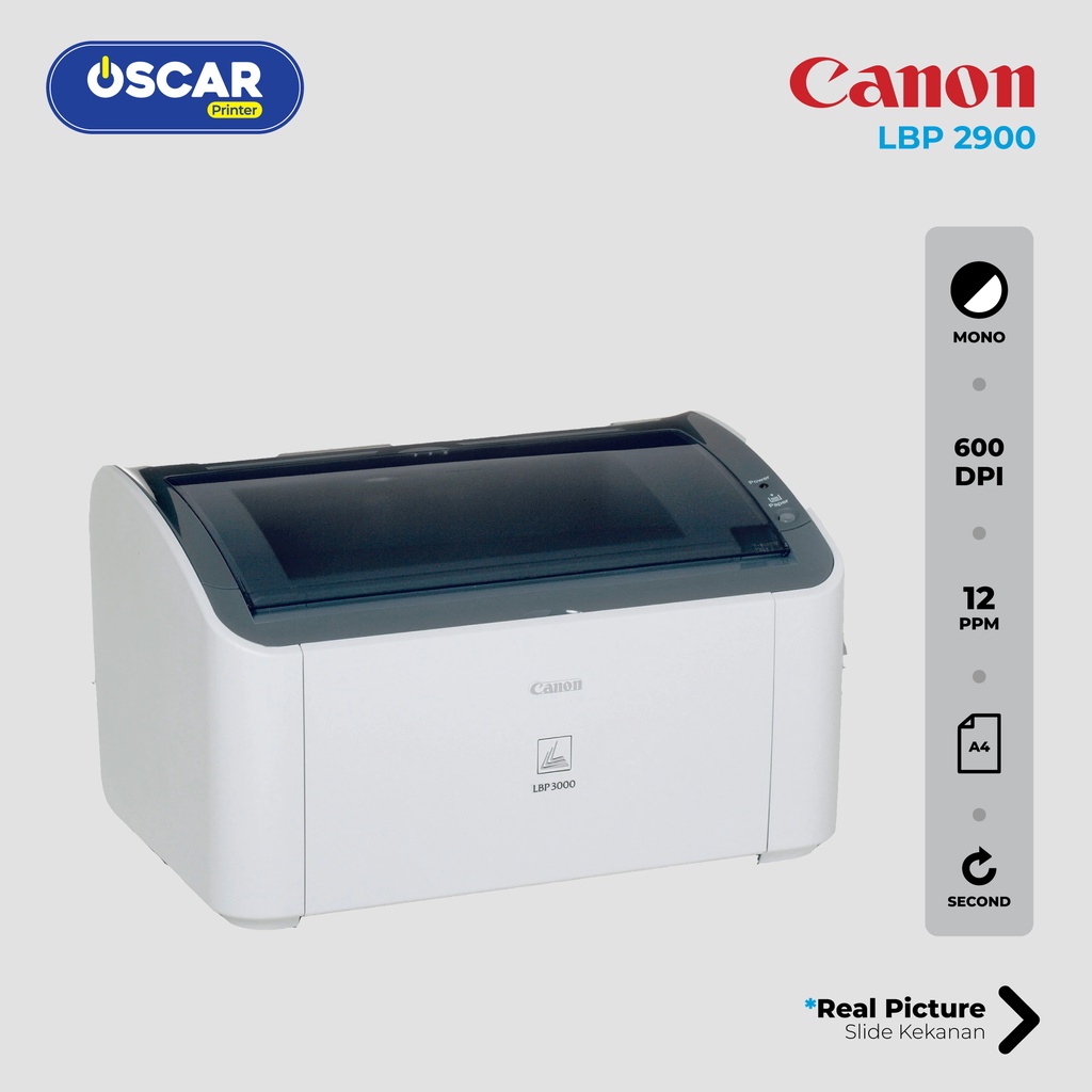 Printer Canon LBP-2900 Mono Printer hitam putih cocok untuk print resi ...