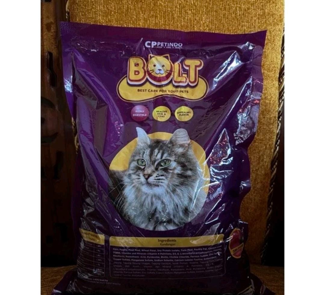 Makanan kucing // Cat Food Bolt IKAN 800gr//GUDANG MAKANAN KUCING ...