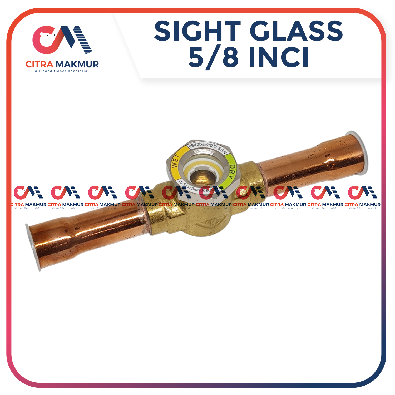 Sight Glass 5/8 inch inci Welding weld las pipa tembaga 1 per 2 inc ...